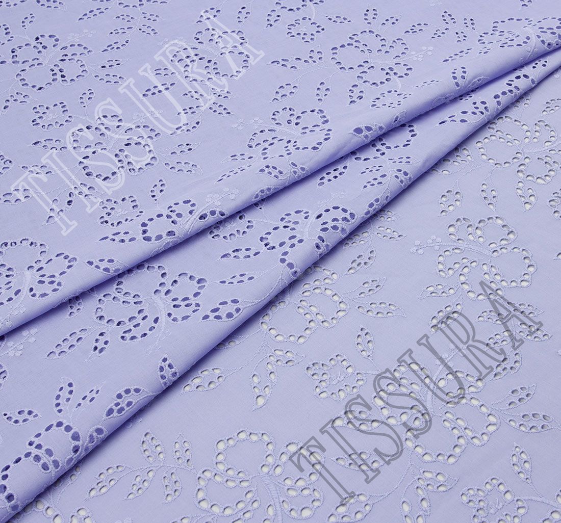 Embroidered Cotton Fabric: 100% Cotton Fabrics from Switzerland by ...