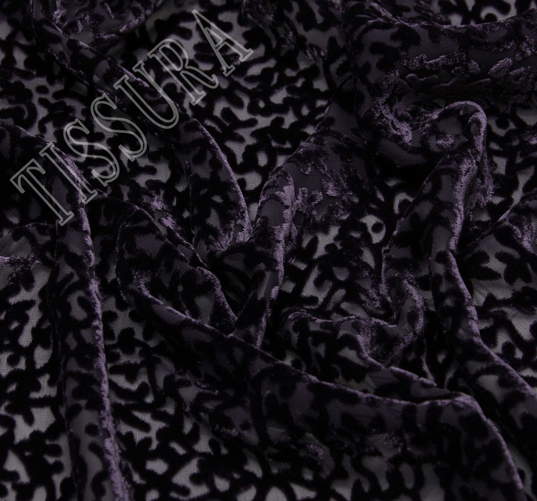 Velvet Devore Fabric: Fabrics from Italy, SKU 00055148 at $192 — Buy ...