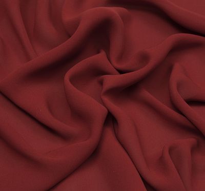 Red Silk Chiffon Fabric: 100% Silk Fabrics from Italy by Taroni, SKU ...