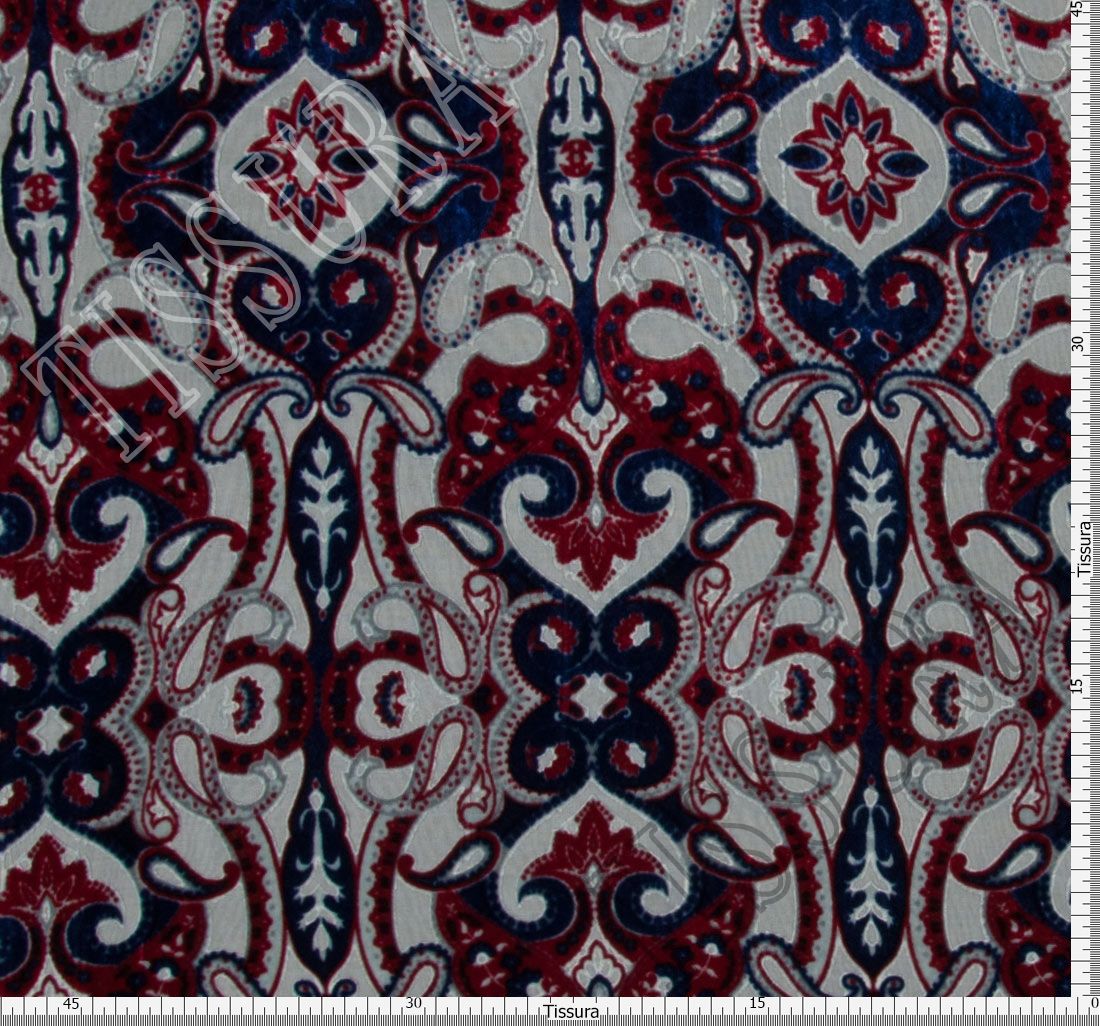 Velvet Devore Fabric: Fabrics from Italy, SKU 00055147 at $202 — Buy ...