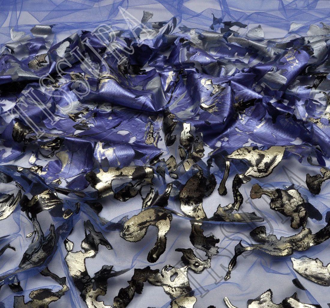 Printed Tulle Fabric: 78% Off for Fabrics from Italy by Luigi Verga ...