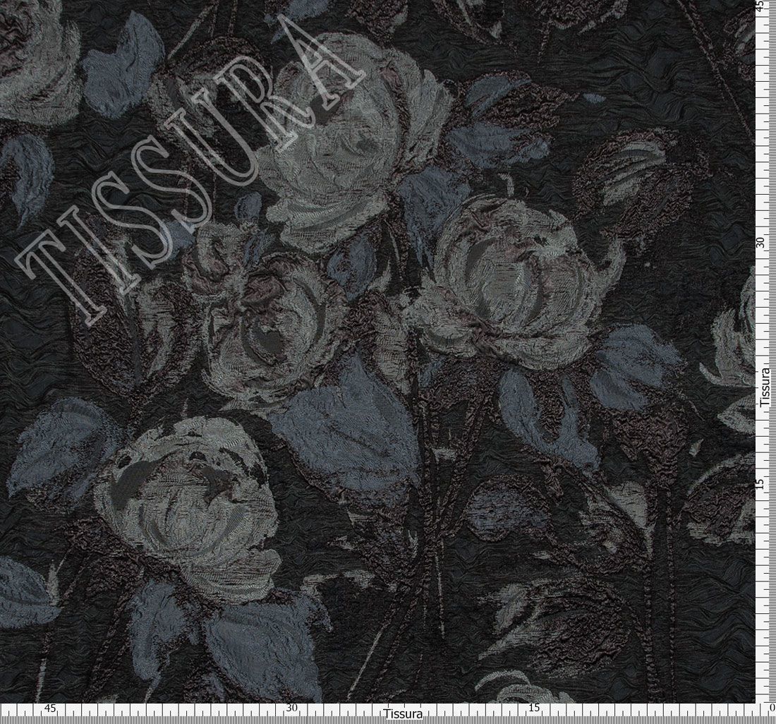 Jacquard Cloque Fabric: Fabrics from Italy by Carnet, SKU 00054494 at ...